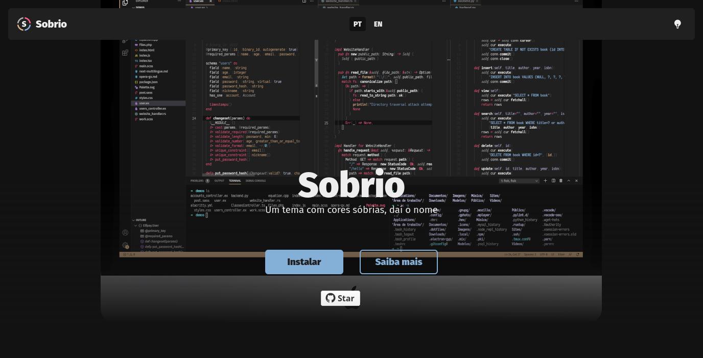 Sobrio Theme